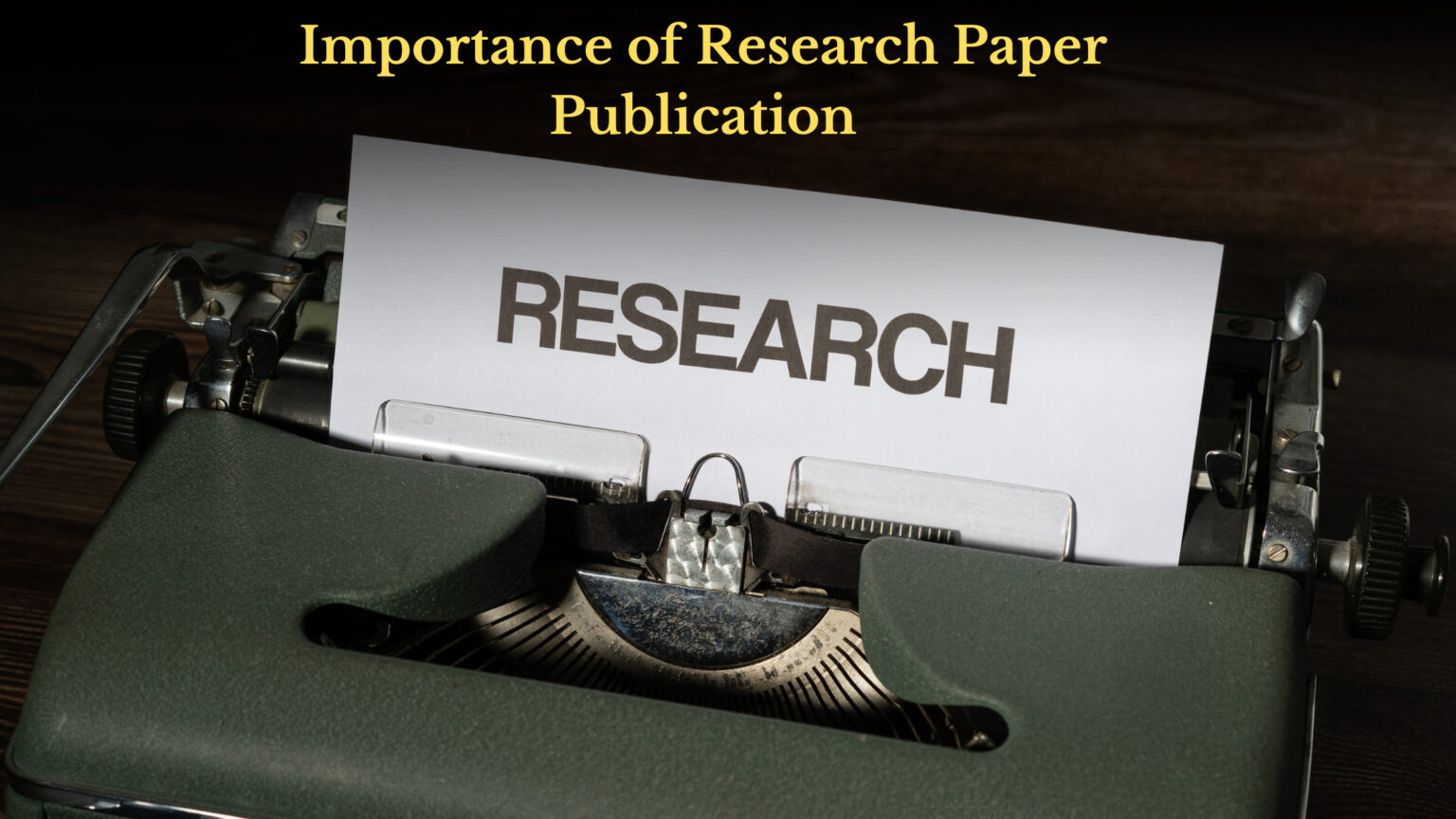 All About Research Paper Publication - Research Partner