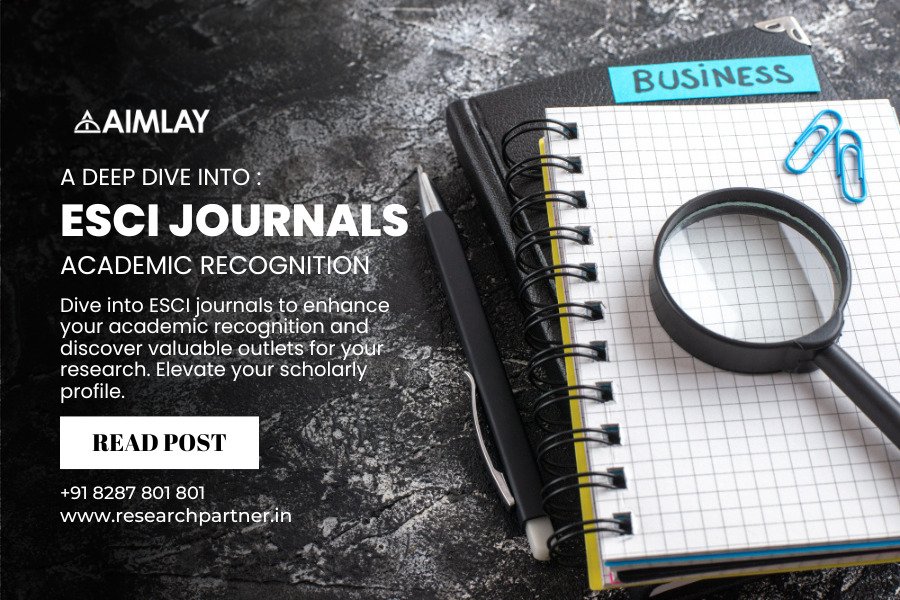 Learn about ESCI Journals: Academic Recognition - Research Partner